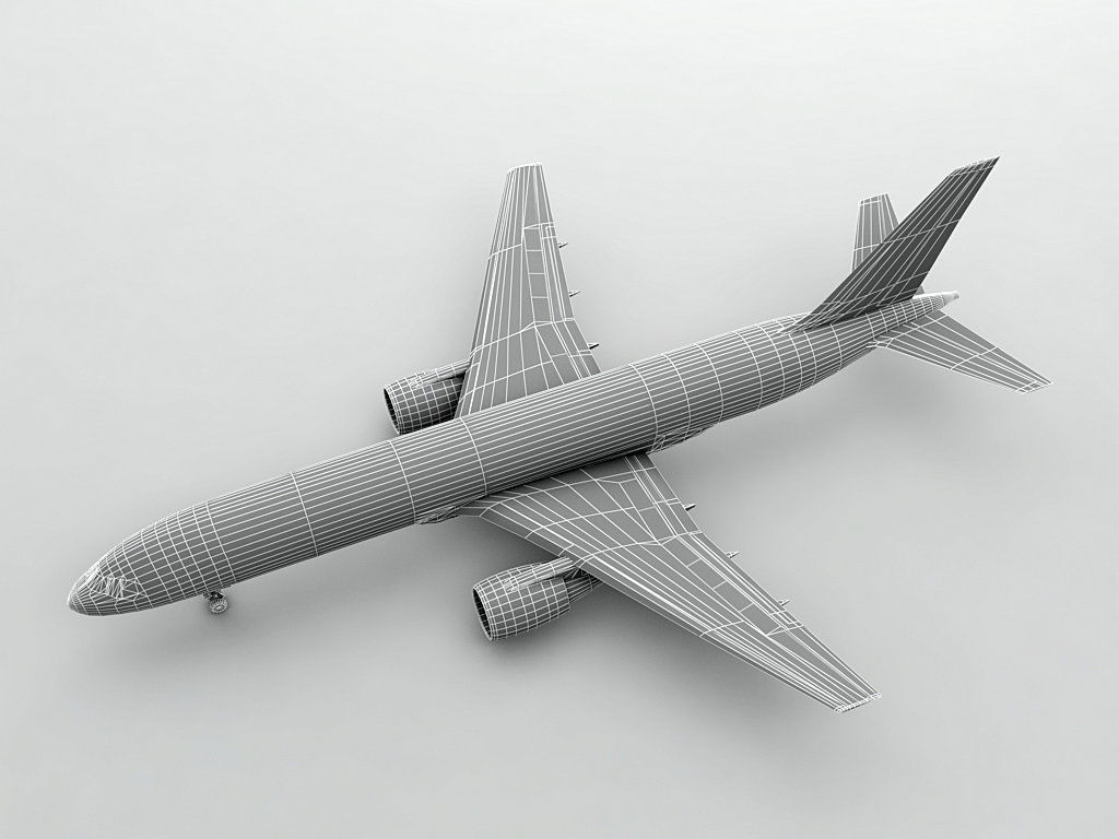 3D model Boeing 757-200 Airliner - NWA Airlines VR / AR / low-poly ...