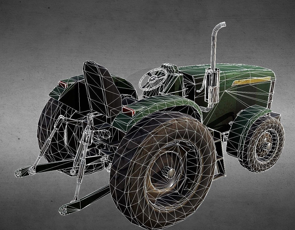 Farm machinery Tractor 3D model | CGTrader