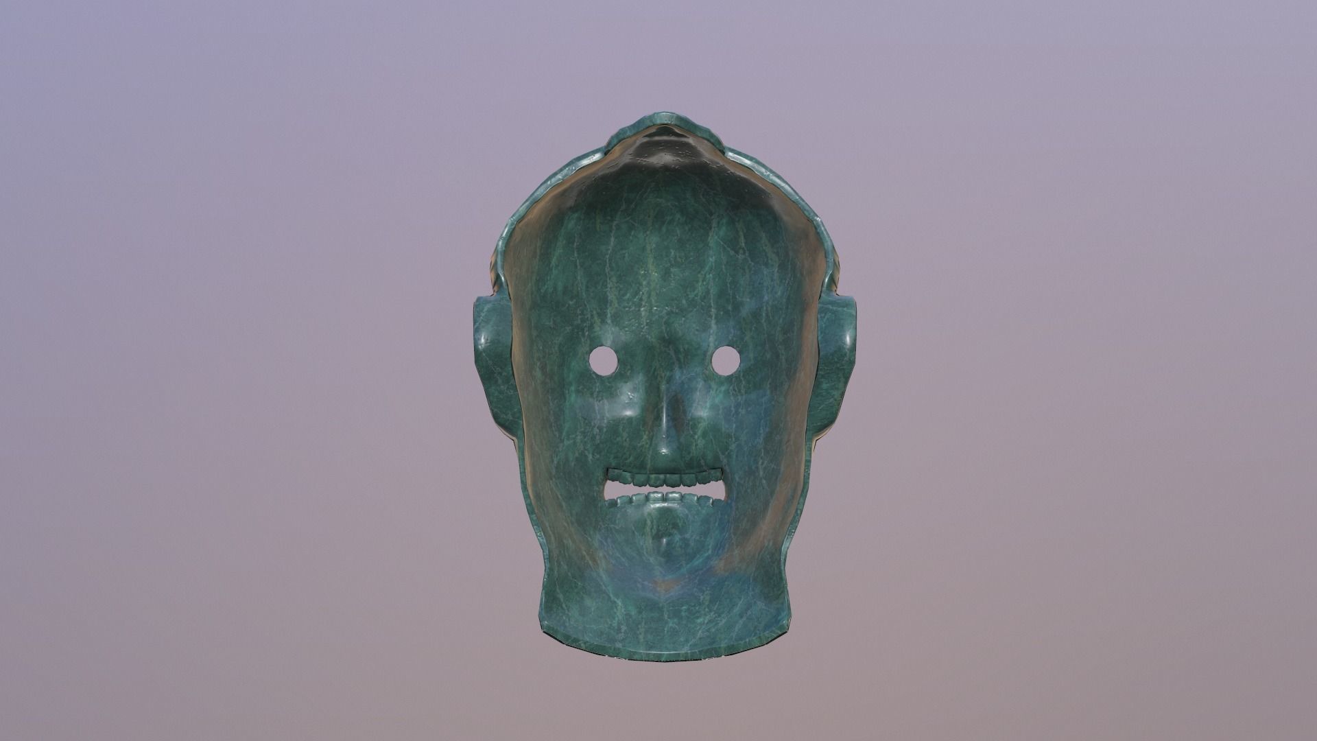 3D model Jade mask VR / AR / low-poly | CGTrader