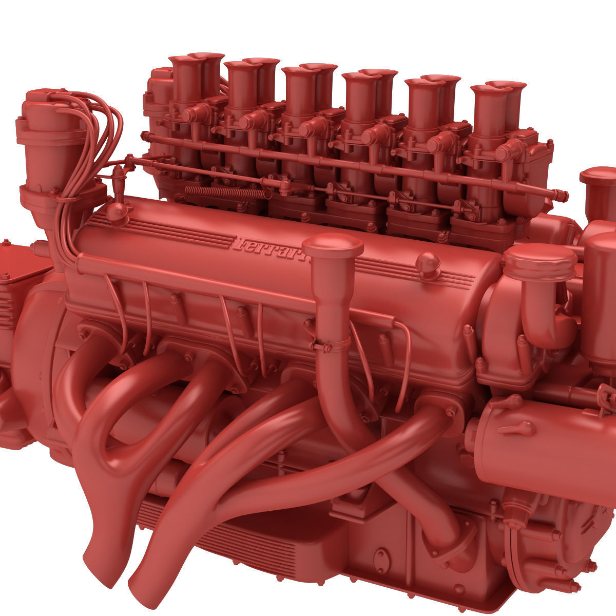 Ferrari Colombo 250 Engine - 3 liter 3D model | CGTrader