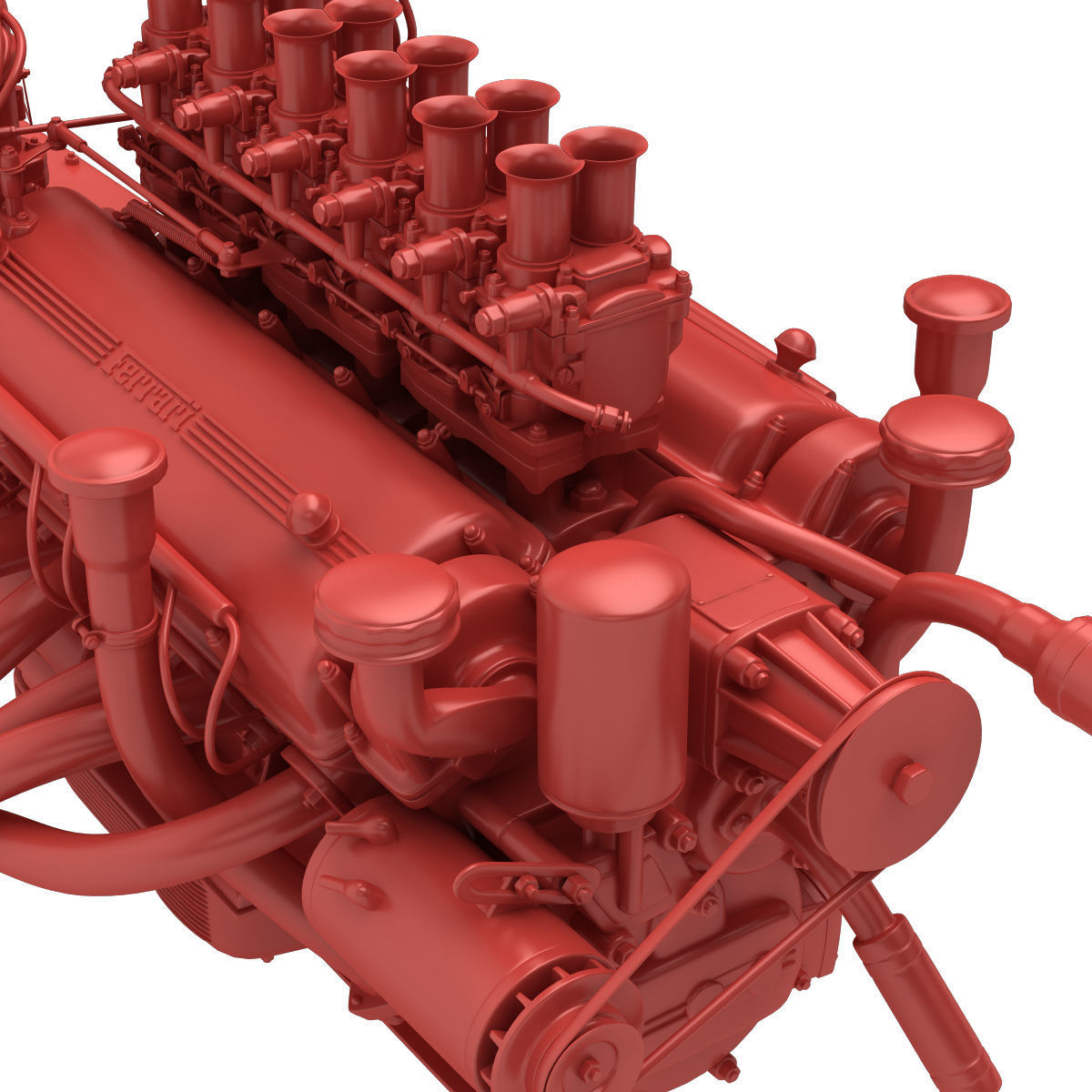Ferrari Colombo 250 Engine - 3 liter 3D model | CGTrader