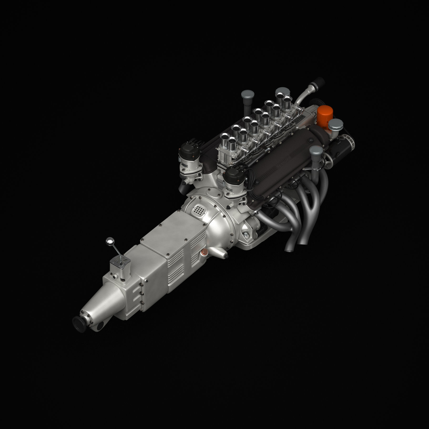 Ferrari Colombo 250 Engine - 3 liter 3D model | CGTrader