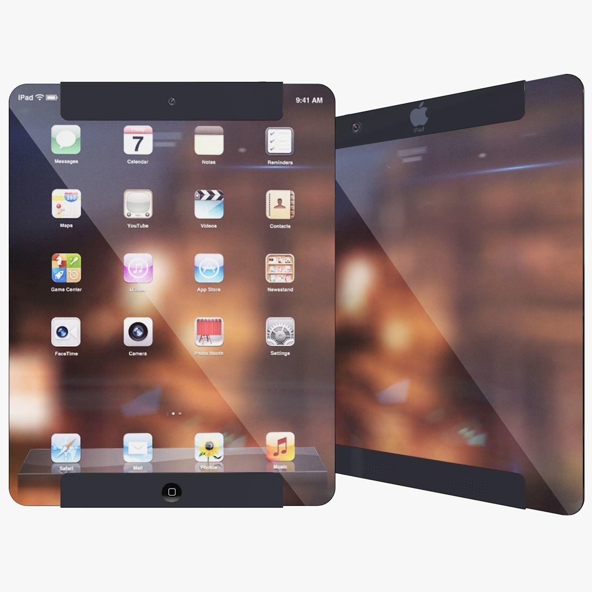 iPad Concept 3D model | CGTrader