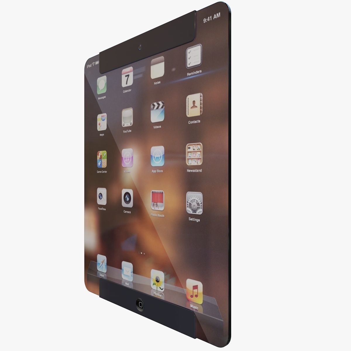 iPad Concept 3D model | CGTrader