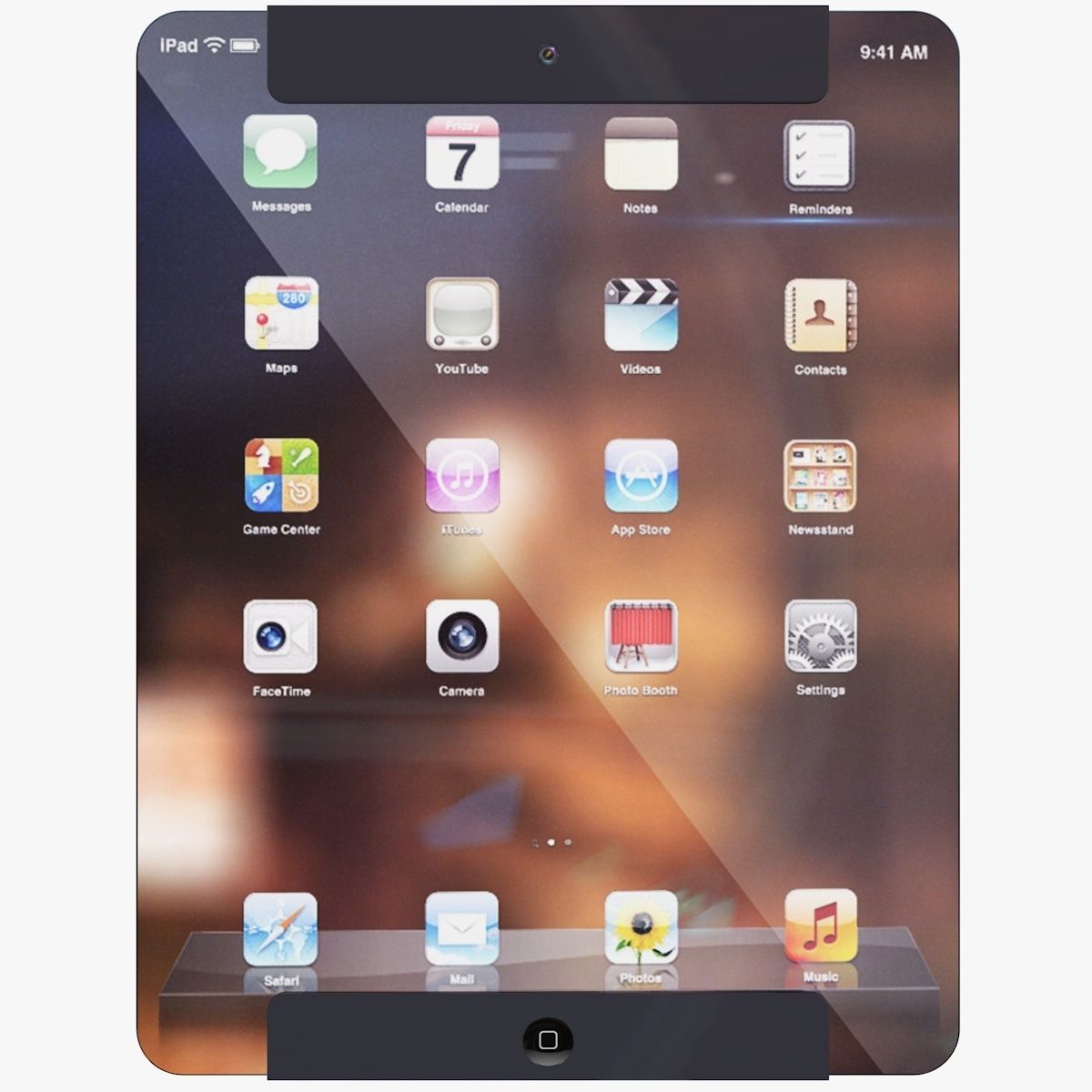 iPad Concept 3D model | CGTrader