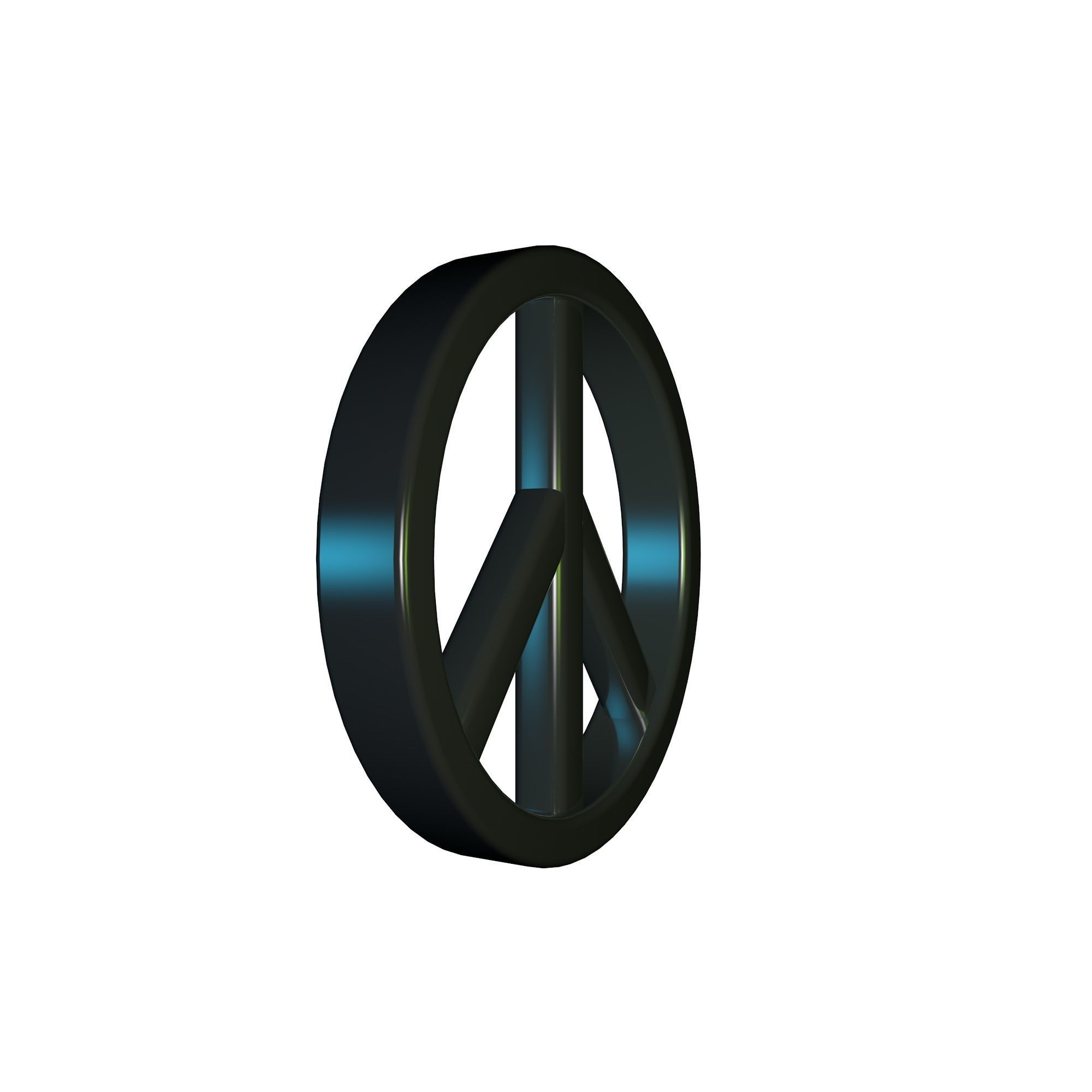 Peace Sign 3D model | CGTrader