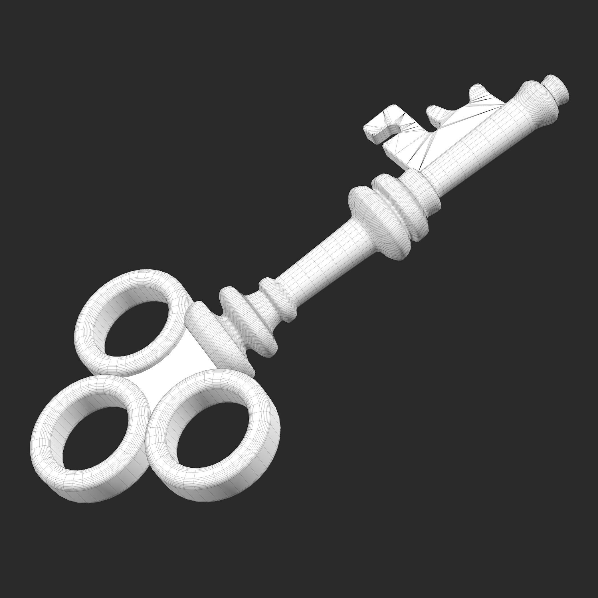 Medieval Key 3D model | CGTrader