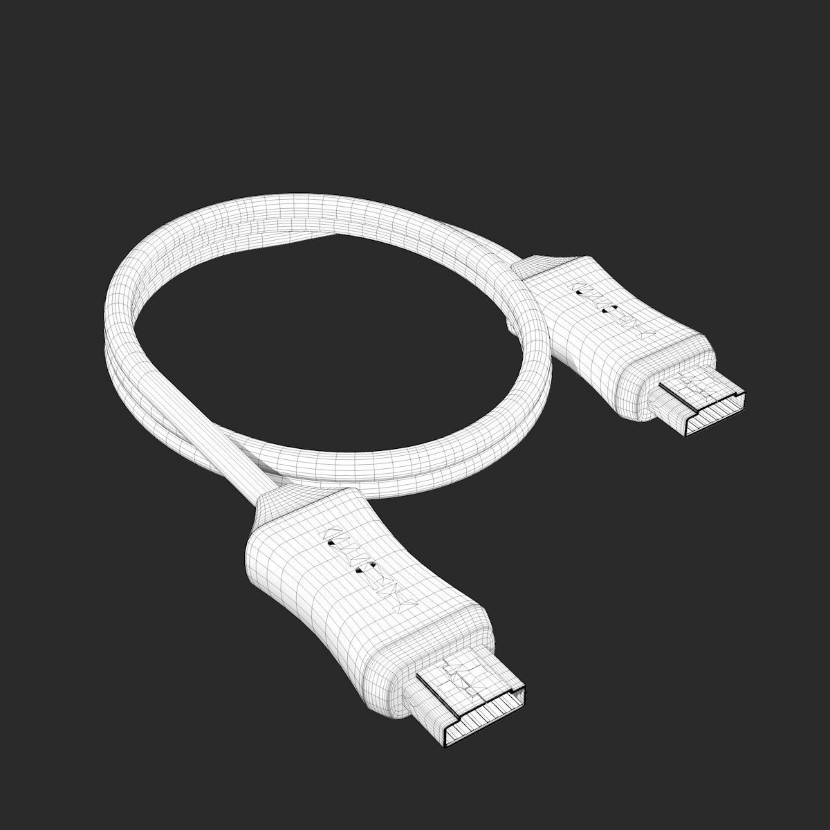 HDMI Cable 3D model | CGTrader