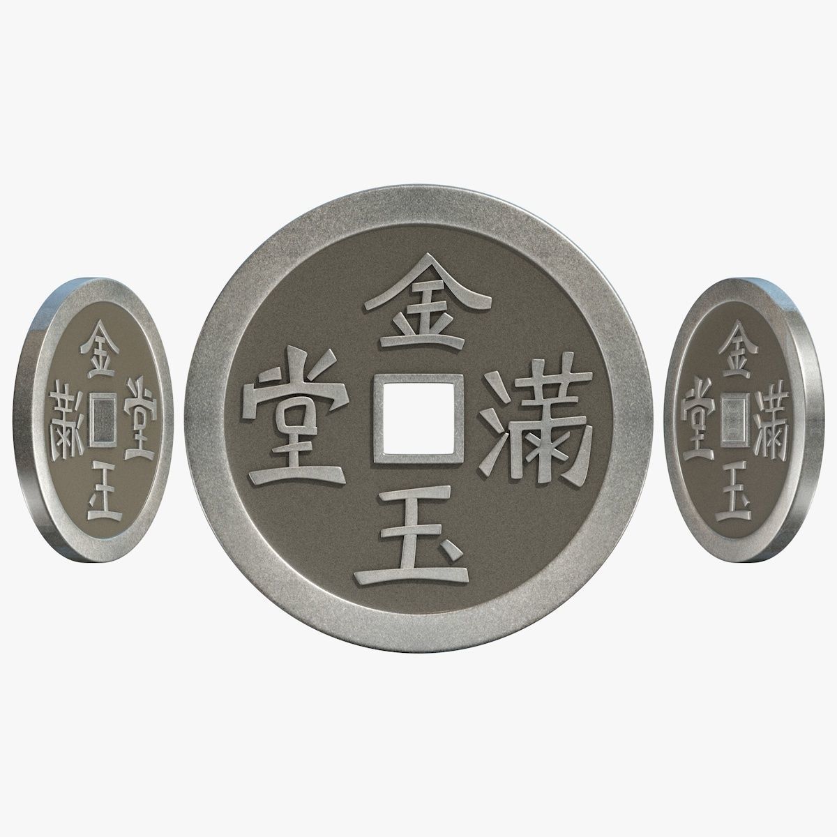 3D model Chinese Coin | CGTrader