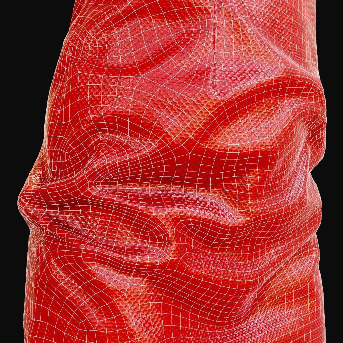 3D model Red Shiny Dress VR / AR / low-poly | CGTrader