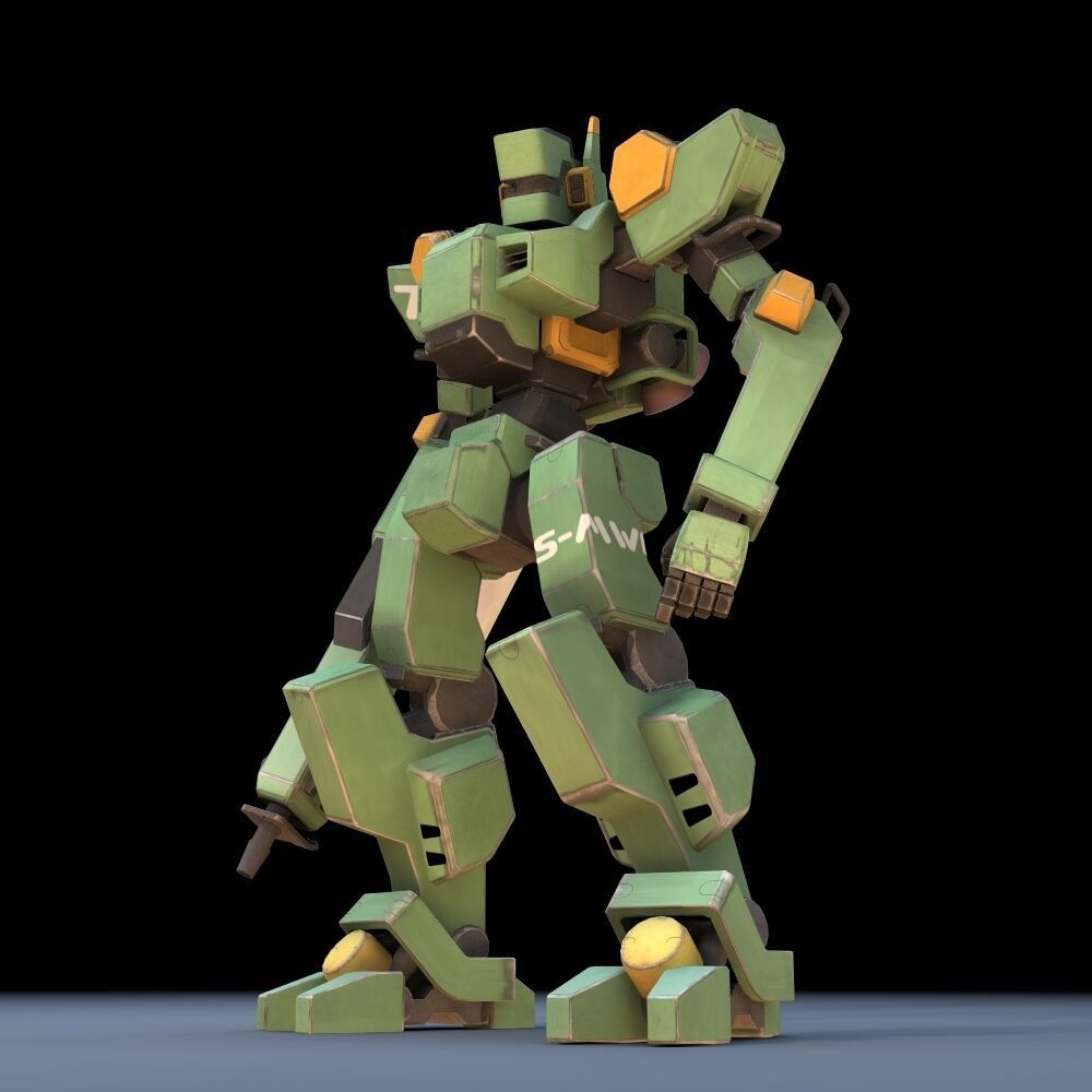 3D model Sentinel Robot Mech fbx format VR / AR / low-poly | CGTrader