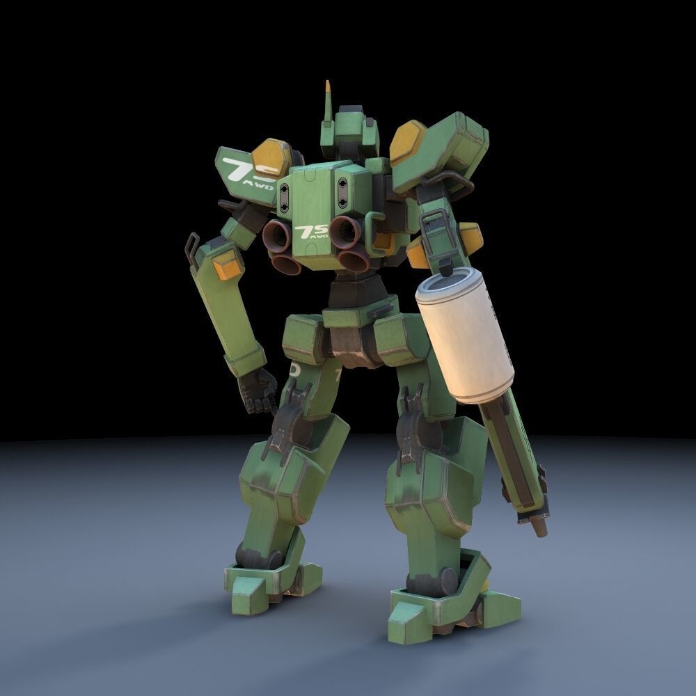 3D model Sentinel Robot Mech fbx format VR / AR / low-poly | CGTrader