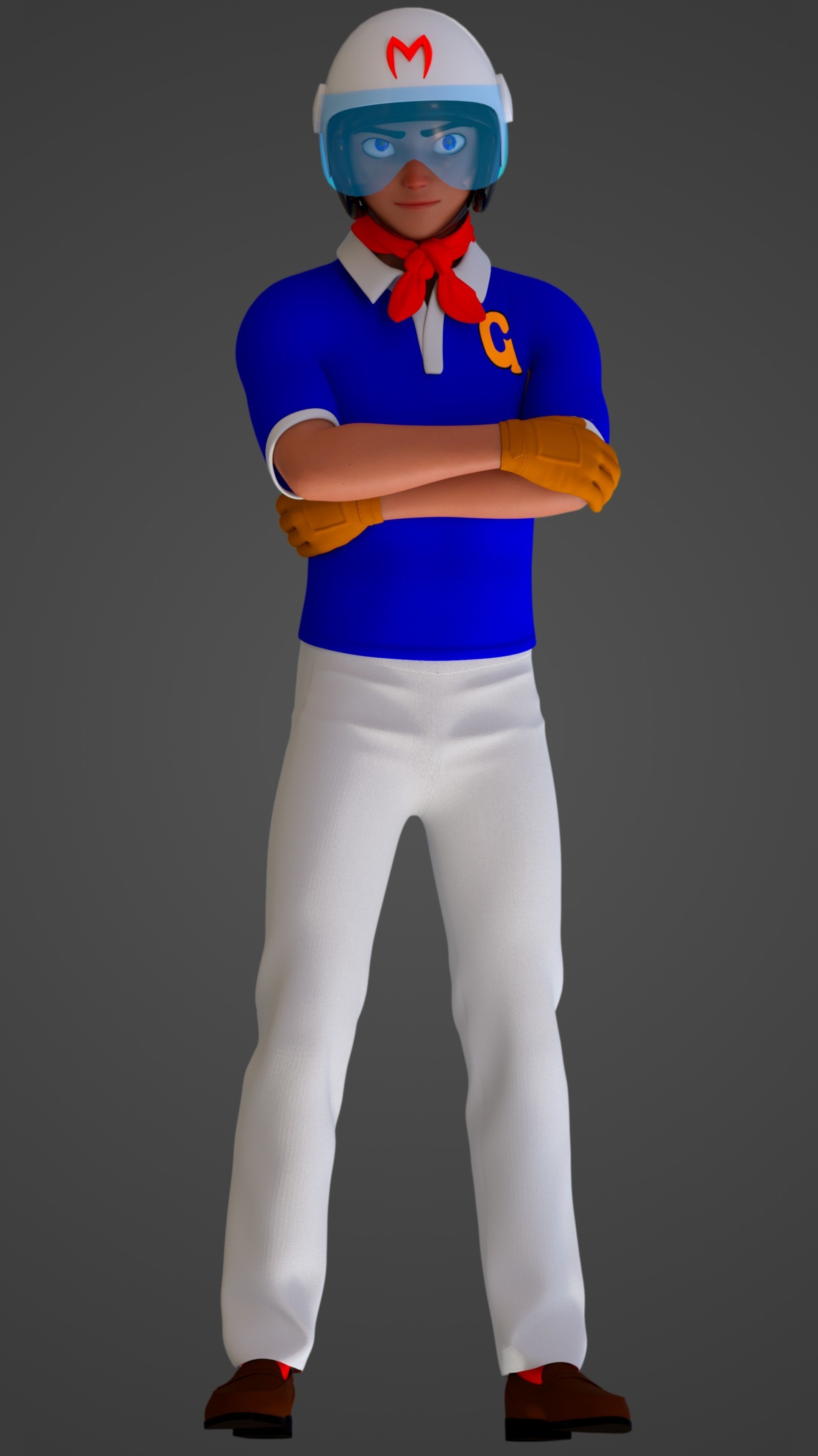 Speed Racer - Go Mifune - Meteoro 3D model animated rigged | CGTrader