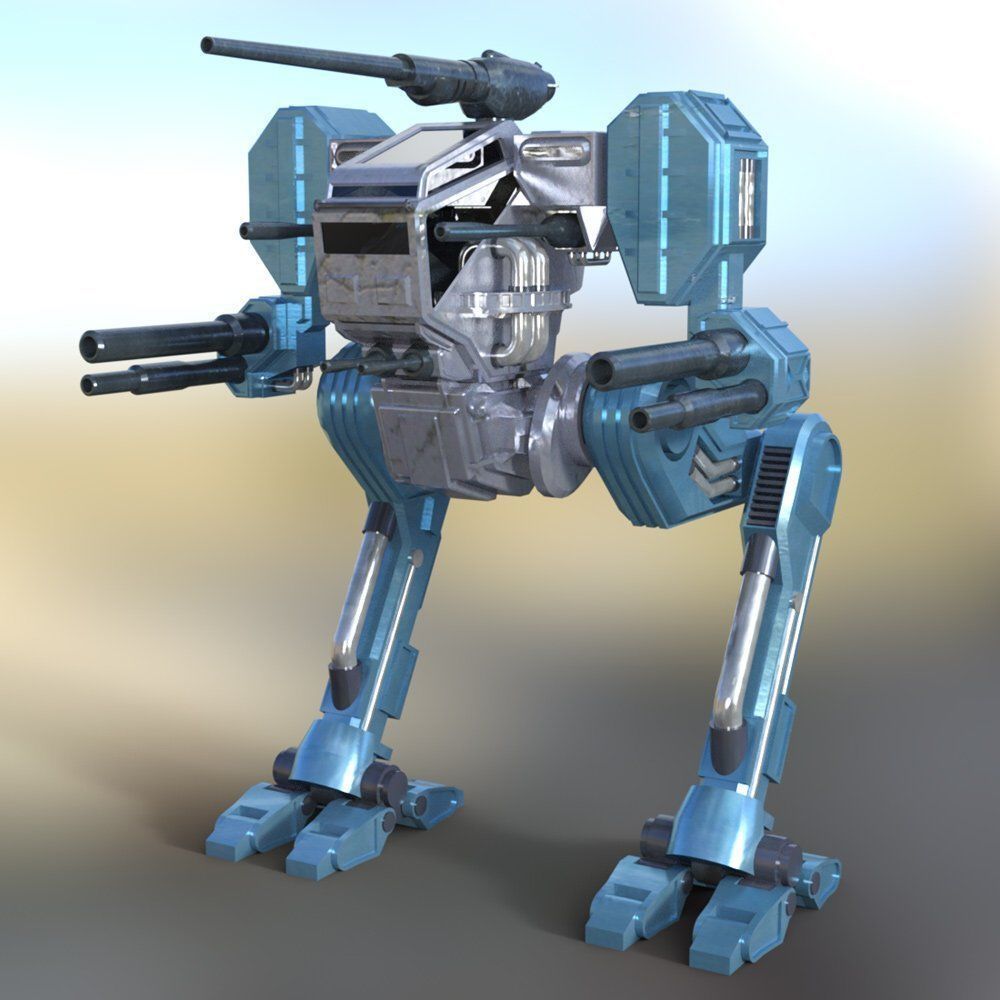 Hawksclaw Robot Mech fbx format 3D model rigged | CGTrader