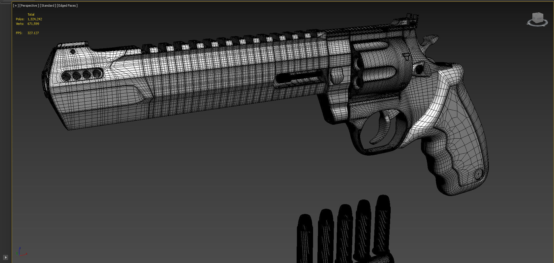 Taurus Raging Hunter 3D model animated rigged | CGTrader