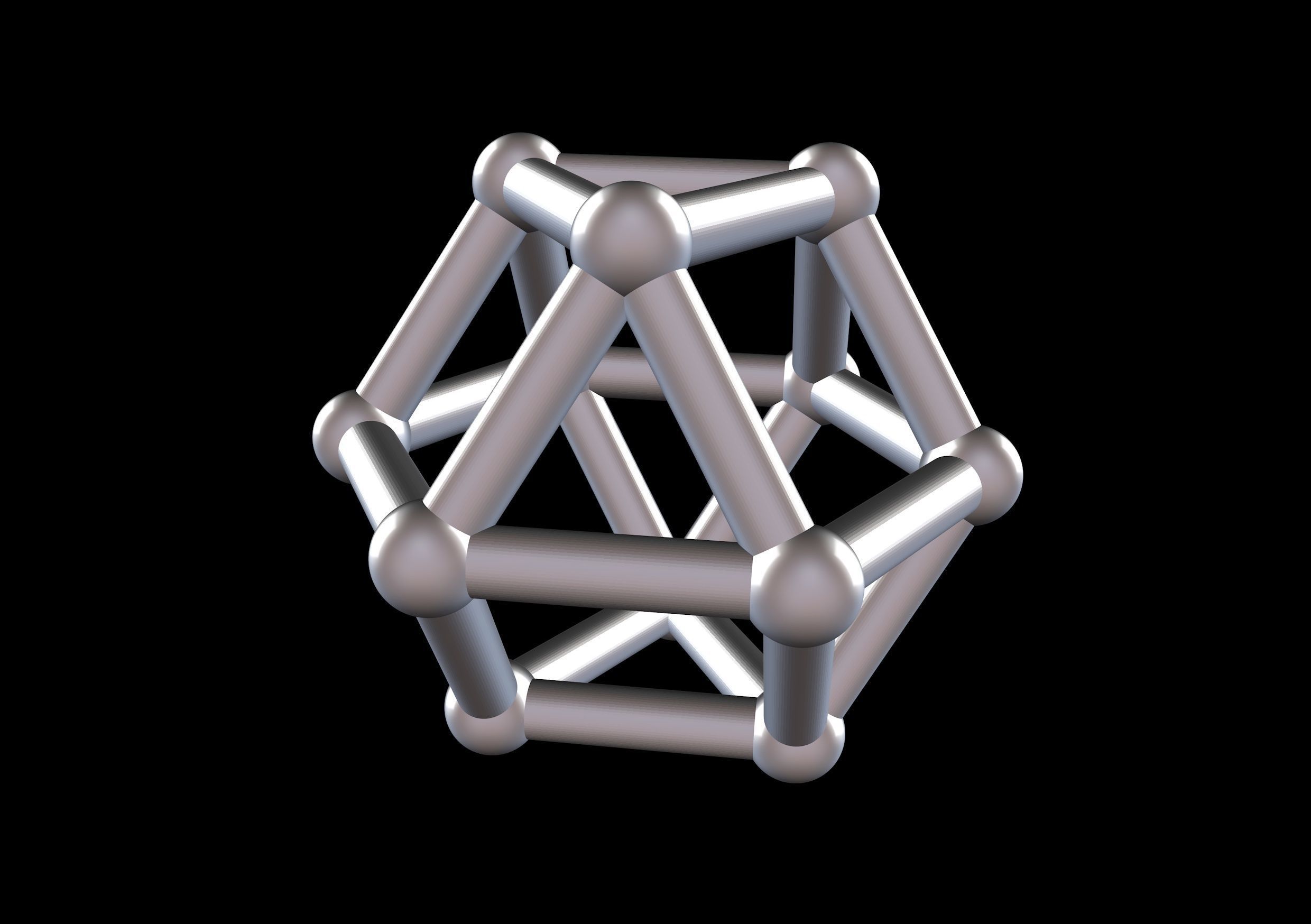 017 Mathart - Archimedean Solids - Cuboctahedron 02 - 10 cm 3D model 3D ...