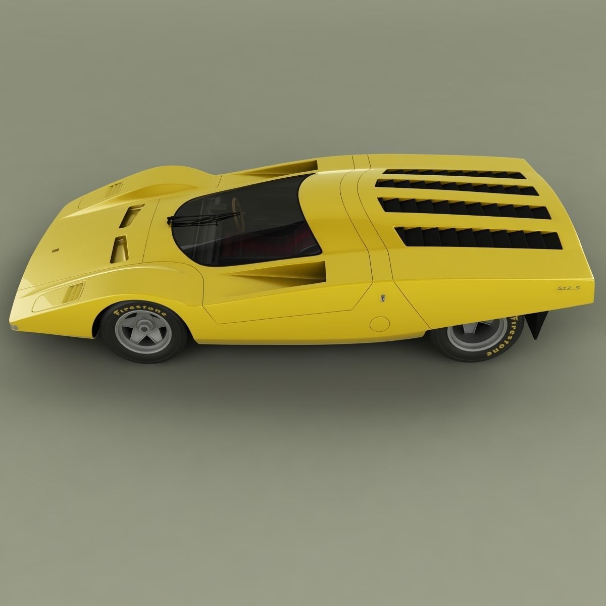 Ferrari 512S Berlinetta Speciale concept 3D model | CGTrader