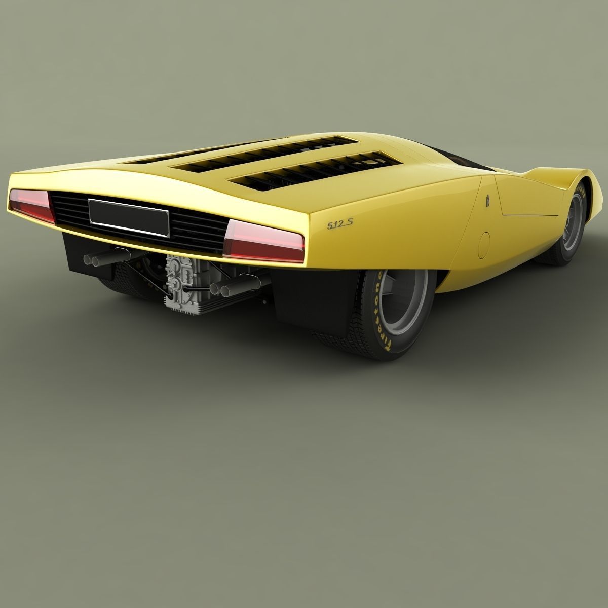 Ferrari 512S Berlinetta Speciale concept 3D model | CGTrader