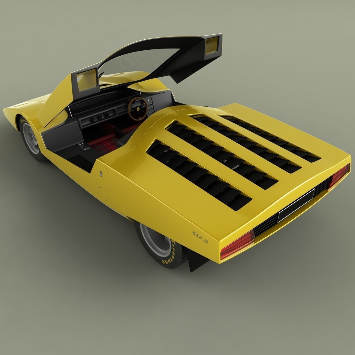 Ferrari 512S Berlinetta Speciale concept 3D model | CGTrader