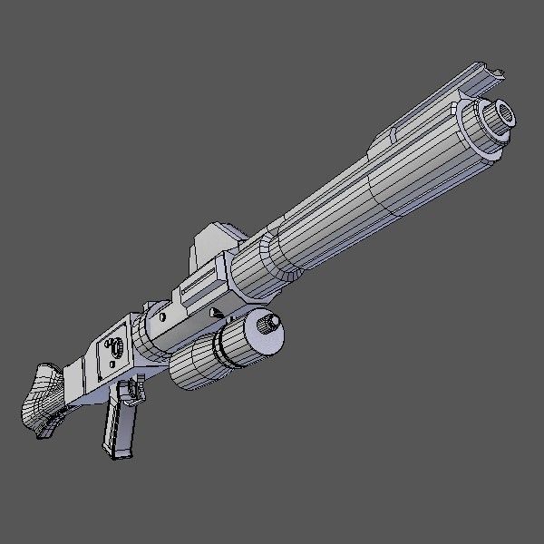 DC-15A Blaster rifle 3D model | CGTrader