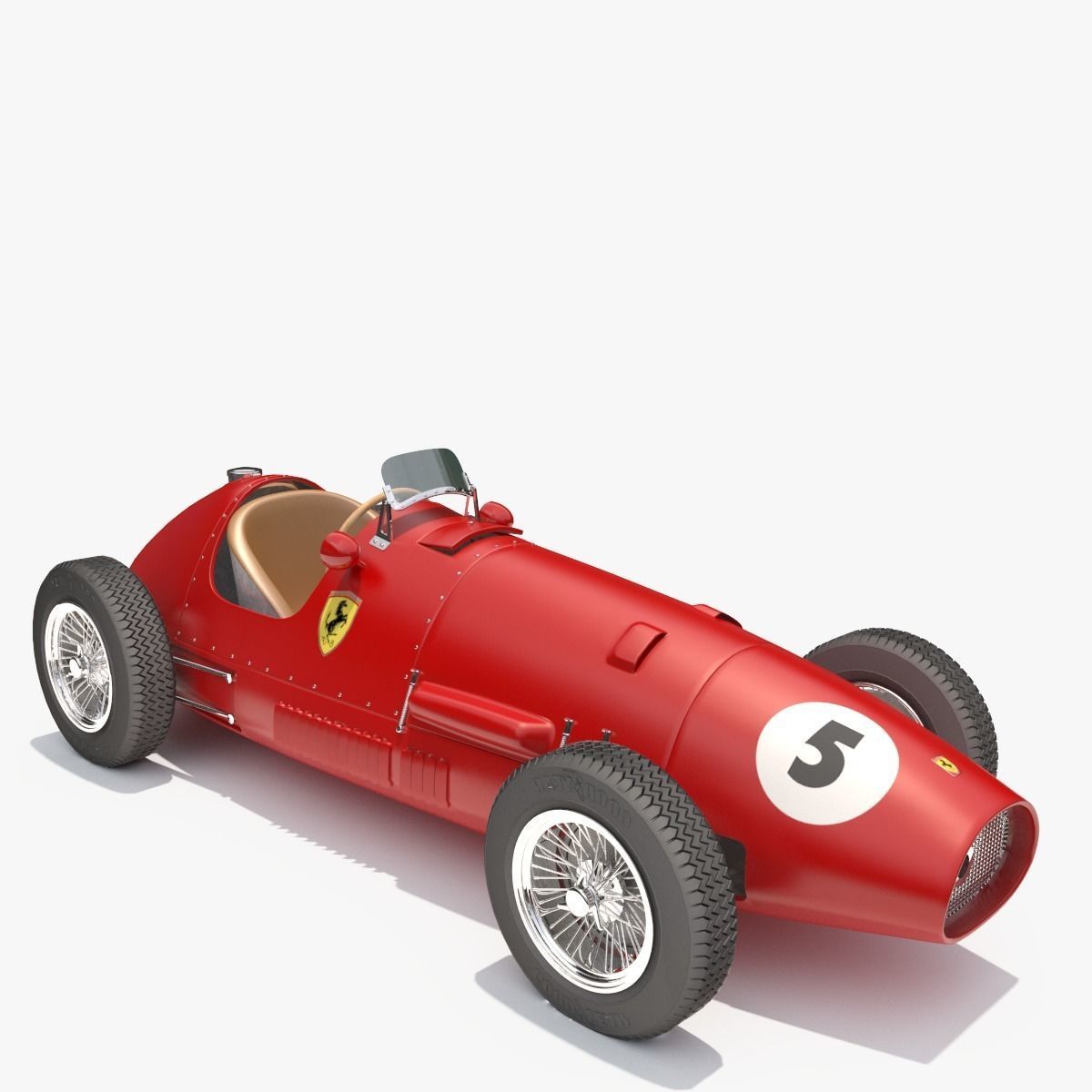 ferrari F500 1952 3D model | CGTrader