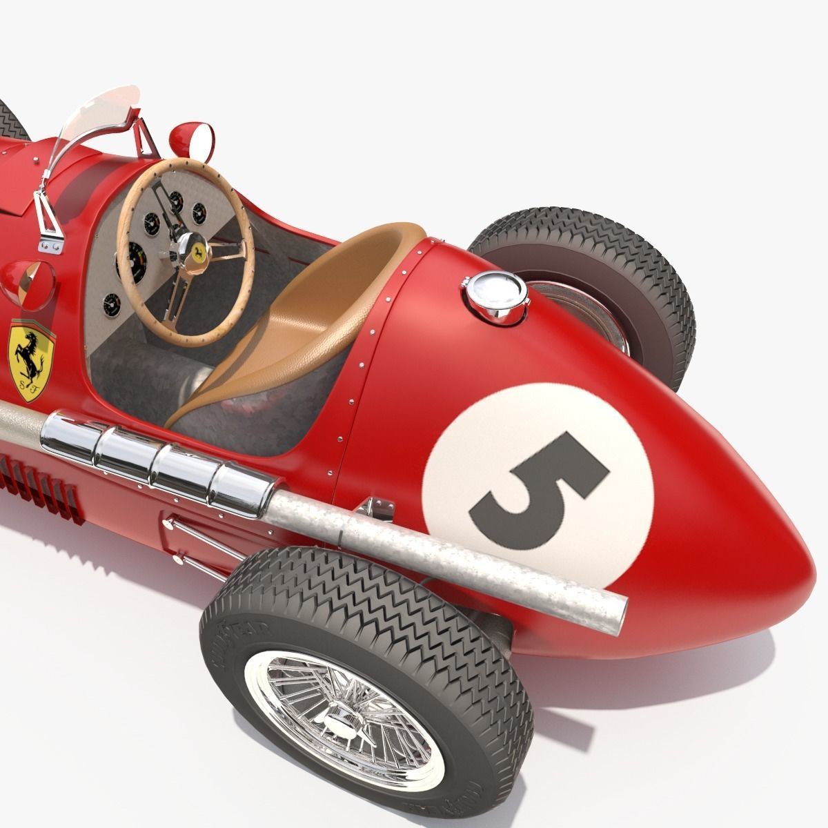 ferrari F500 1952 3D model | CGTrader