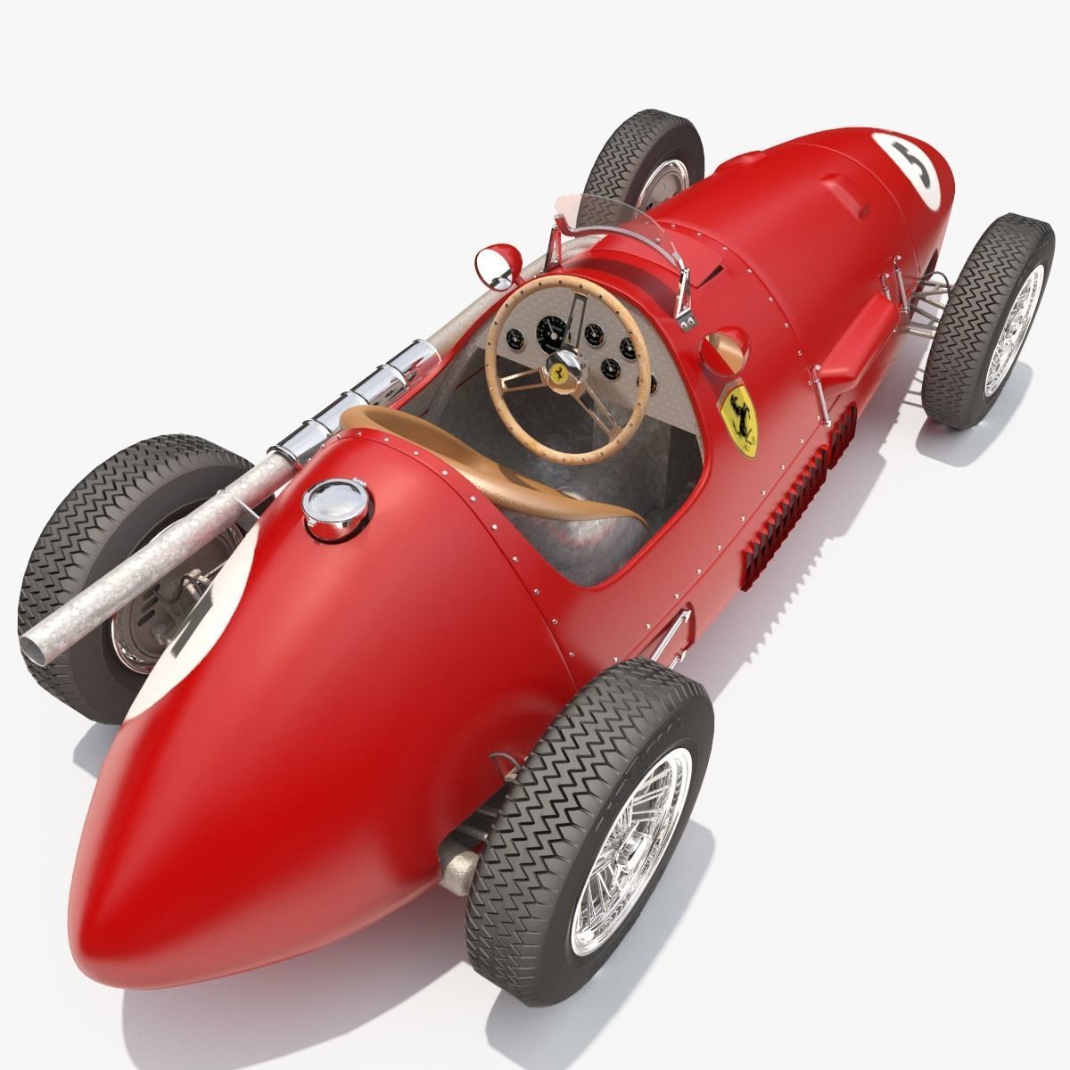 ferrari F500 1952 3D model | CGTrader