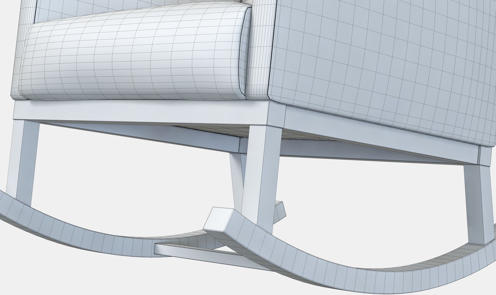 3D model Rocking Chair VR / AR / low-poly | CGTrader