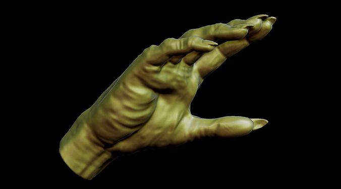 Creepy Monster Hand model for 3D print 3D model 3D printable | CGTrader