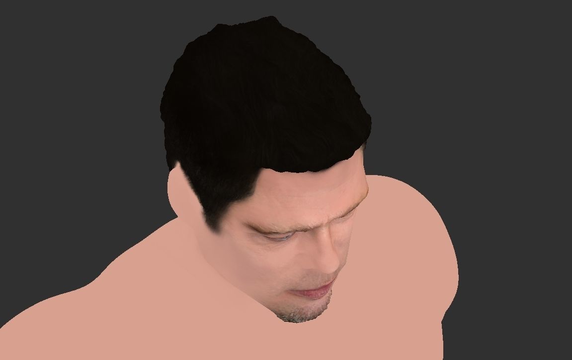 Tyler Durden Brad Pitt Fight Club for full color 3D printing 3D model ...