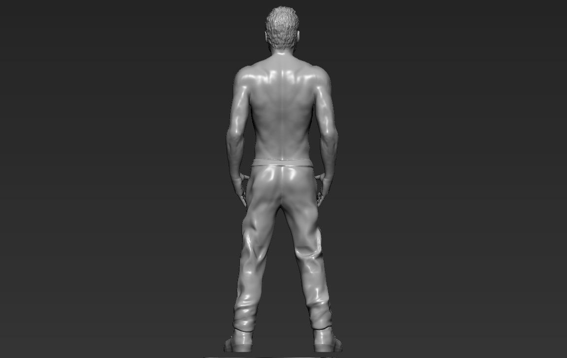 Tyler Durden Brad Pitt Fight Club for full color 3D printing 3D model ...
