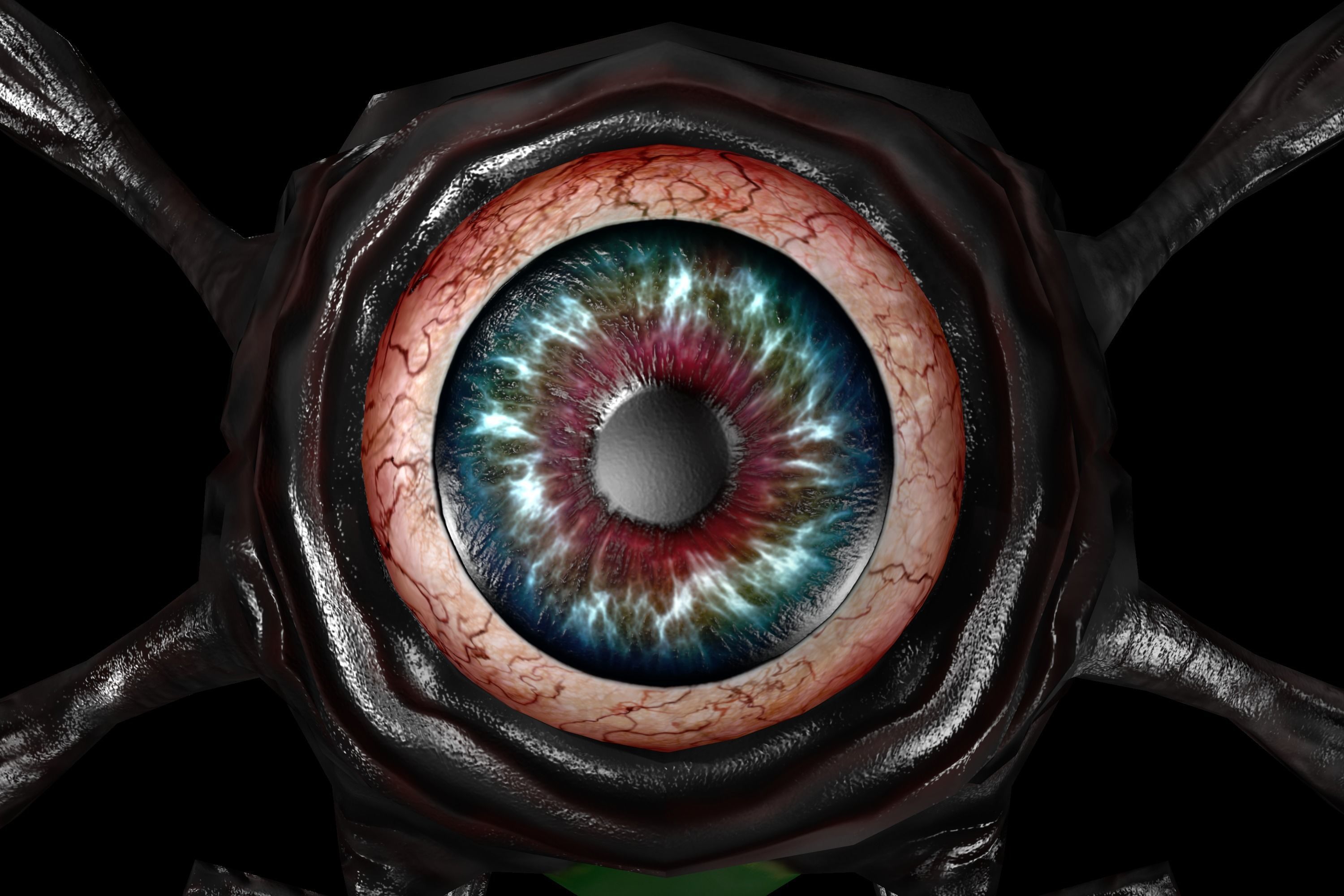 3D model Monster Larva low poly VR / AR / low-poly rigged | CGTrader