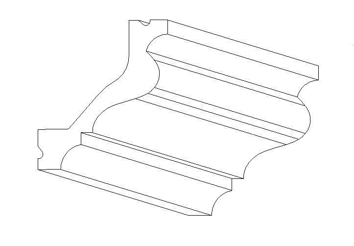 Decor Cornice Ceiling Coving free 3D model | CGTrader