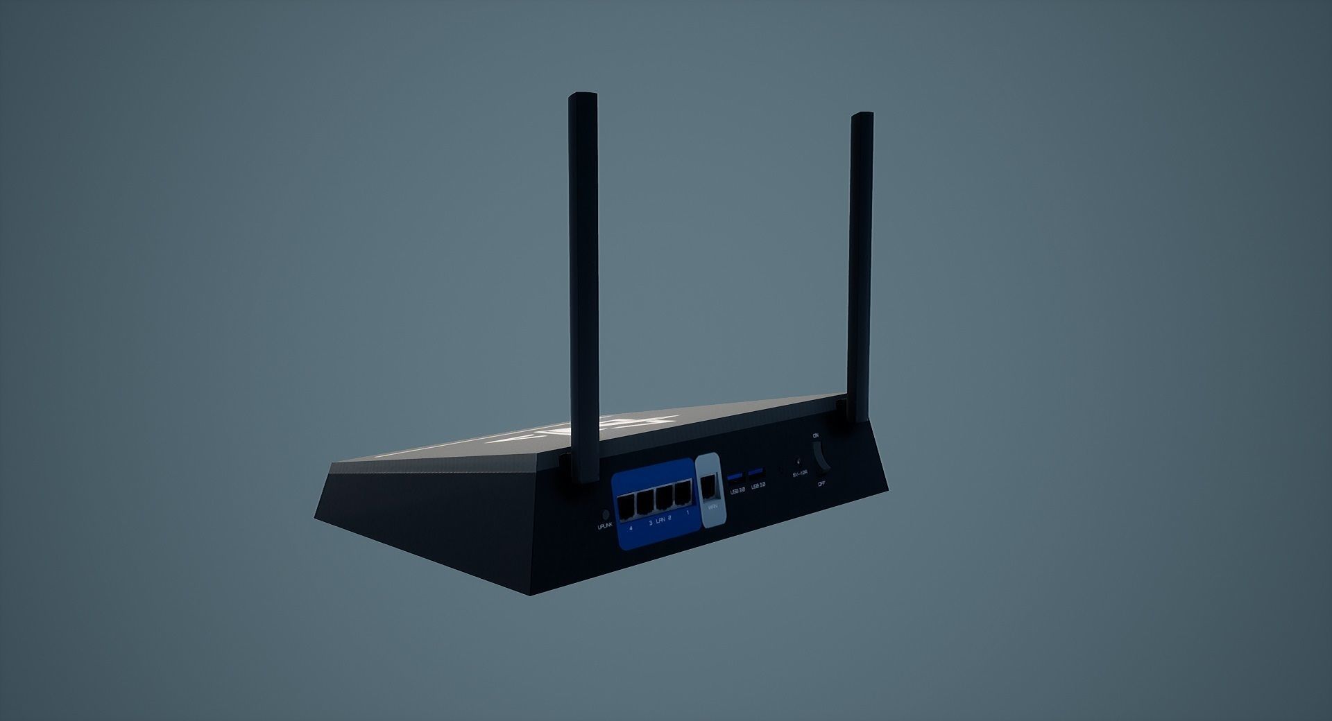 Modern Wifi Router game-ready asset free VR / AR / low-poly 3D model ...