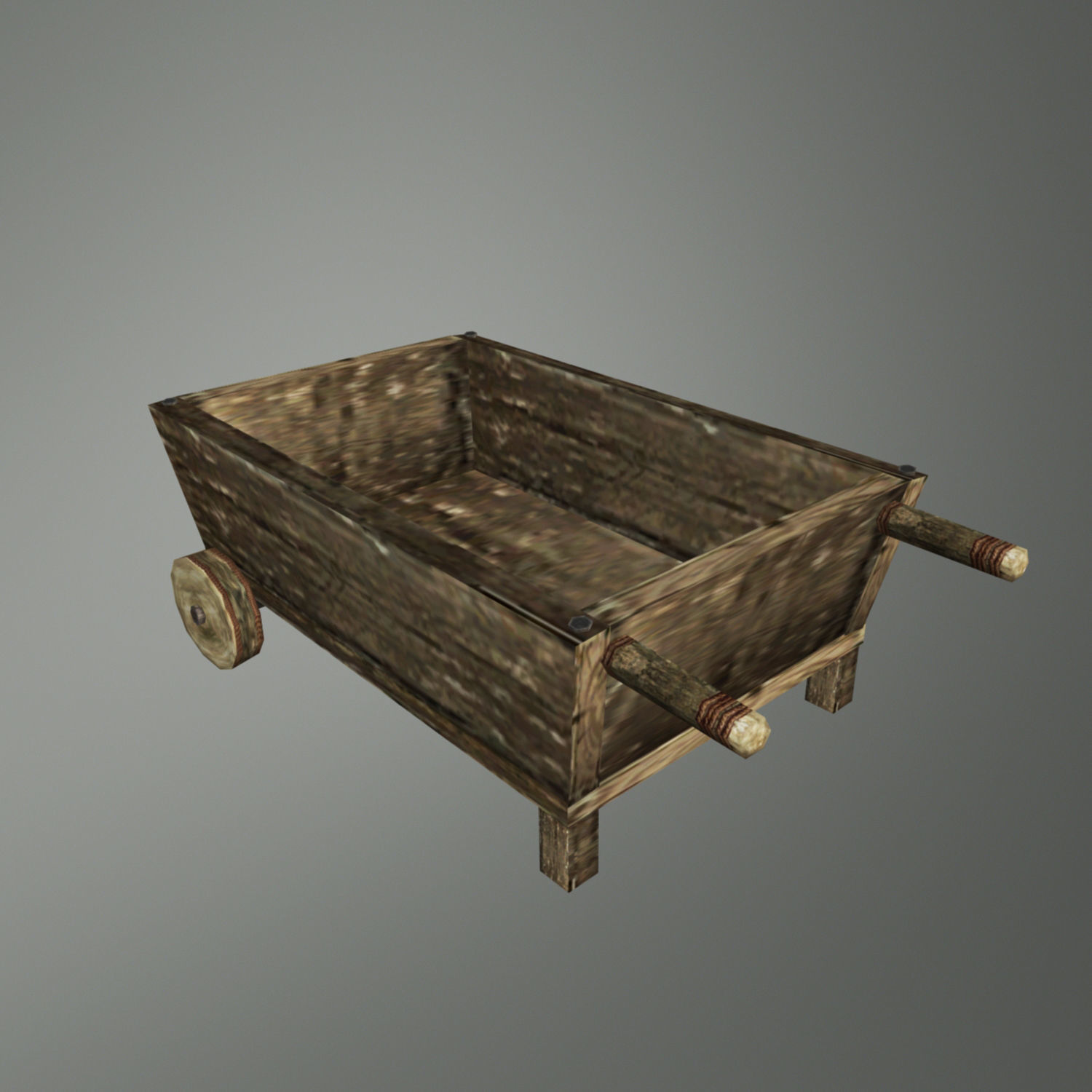 3D model Medieval wheel cart VR / AR / low-poly | CGTrader
