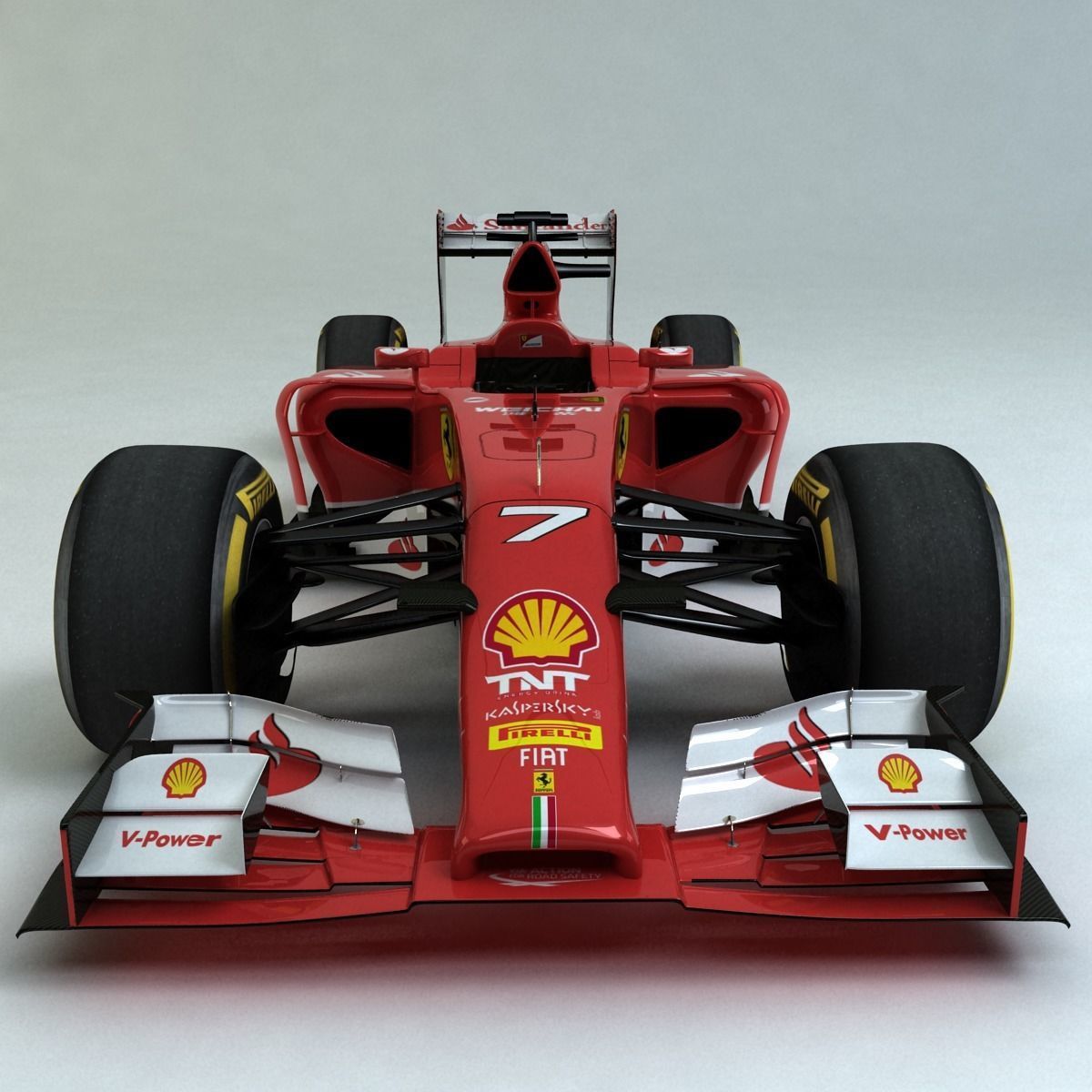 3D model 2014 Ferrari F14T VR / AR / low-poly | CGTrader