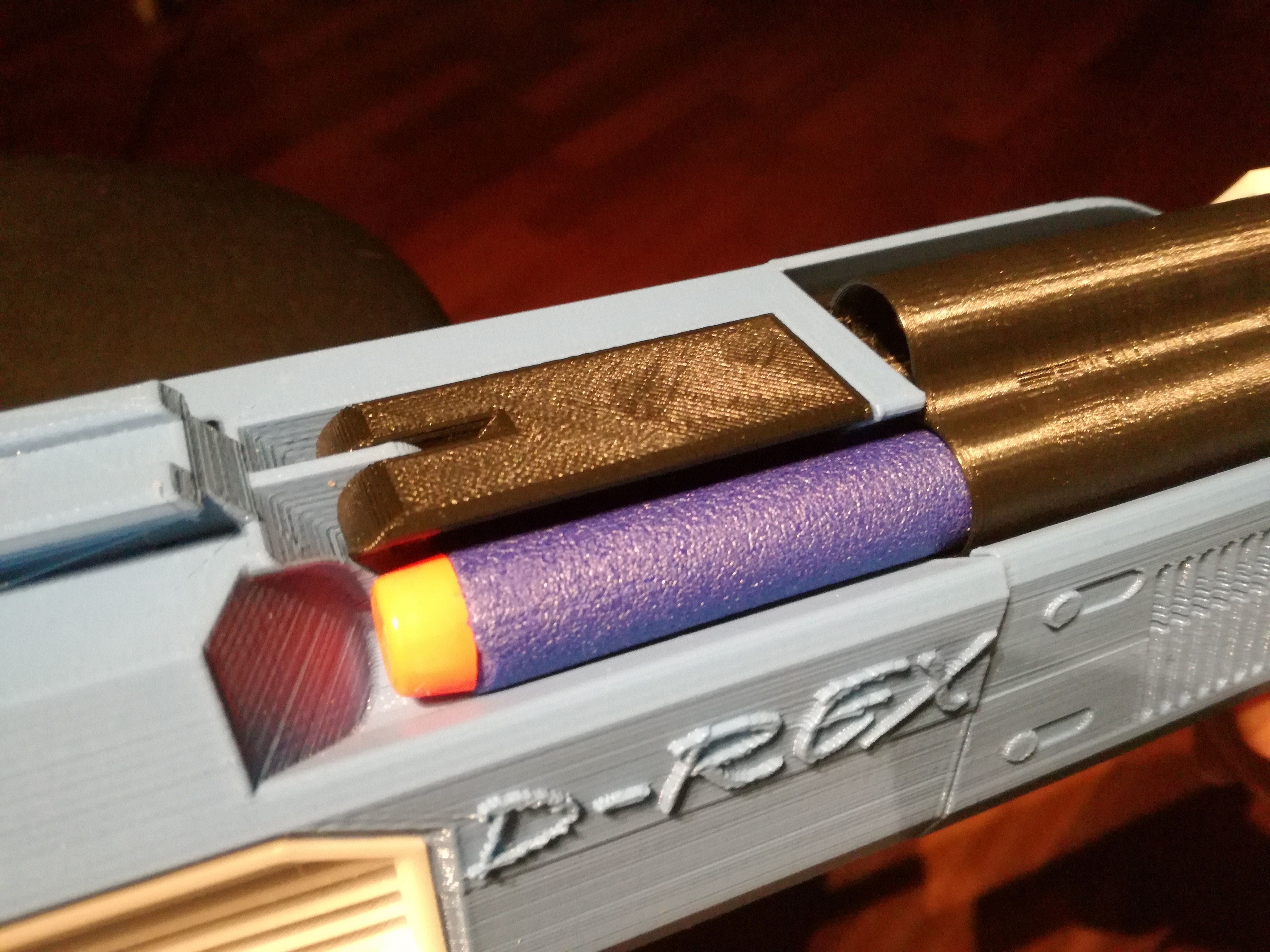 Nerf battery powered machine gun compatible 3D model | CGTrader