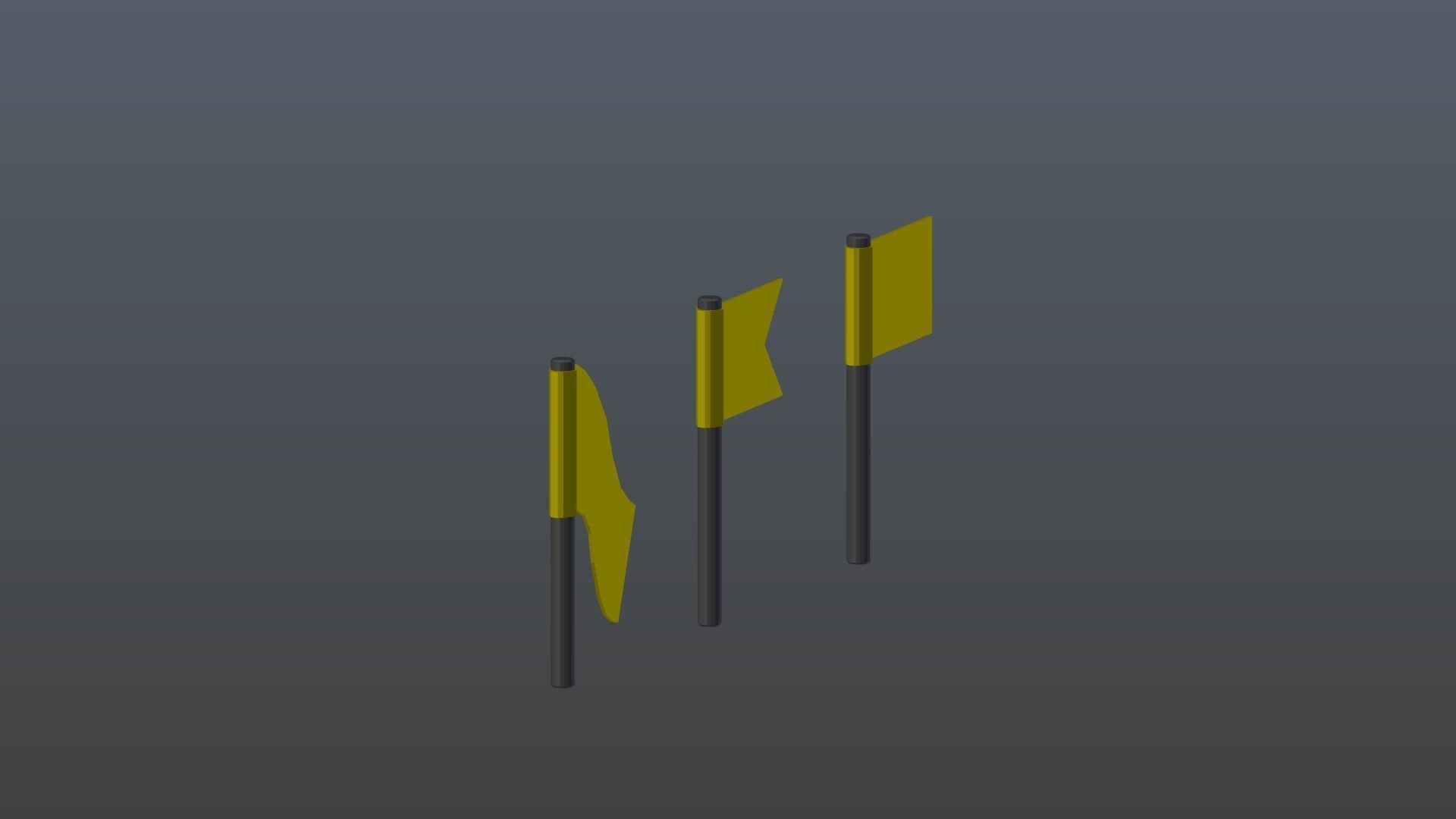 3D model Low poly flags VR / AR / low-poly | CGTrader