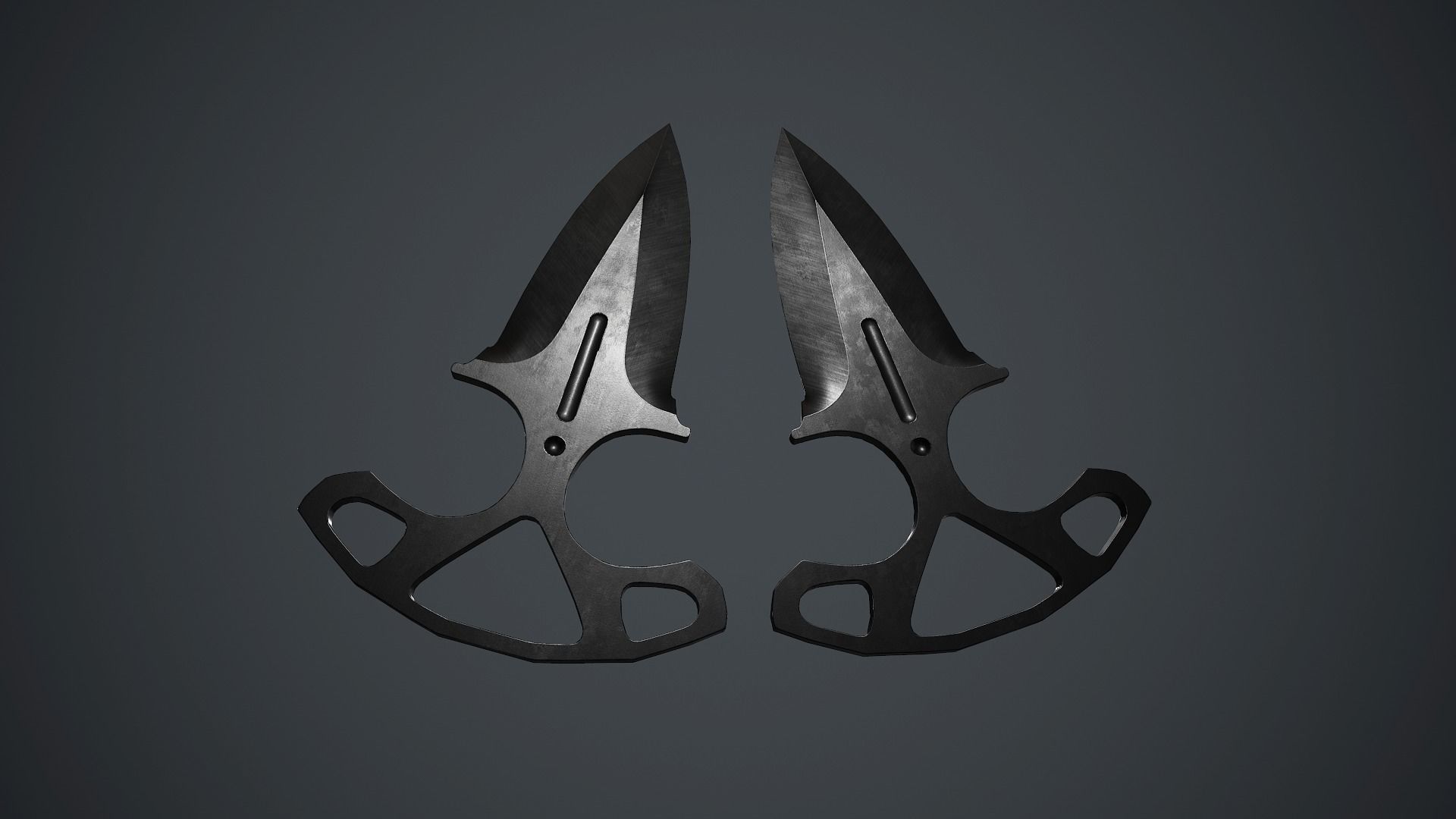 3D model Shadow Dagger PBR Game Ready VR / AR / low-poly | CGTrader