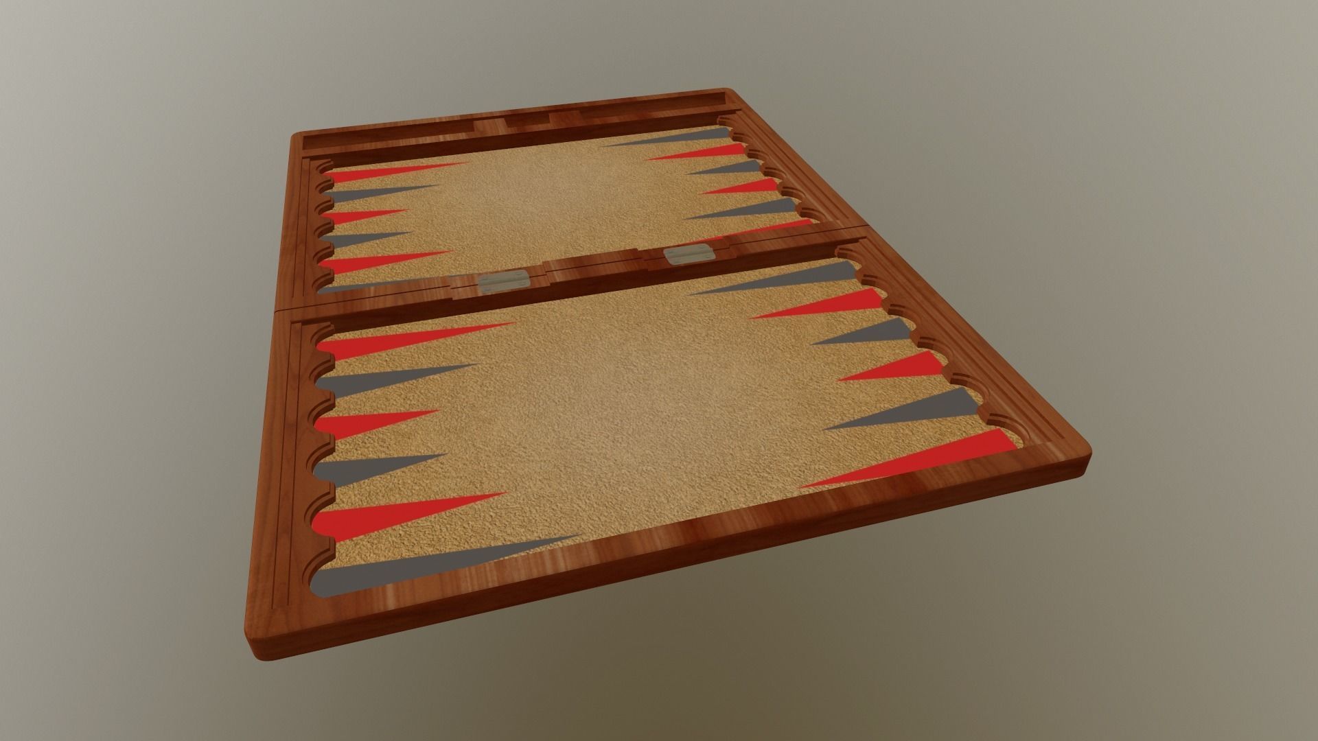 Backgammon Boards 4 pieces 3D model | CGTrader
