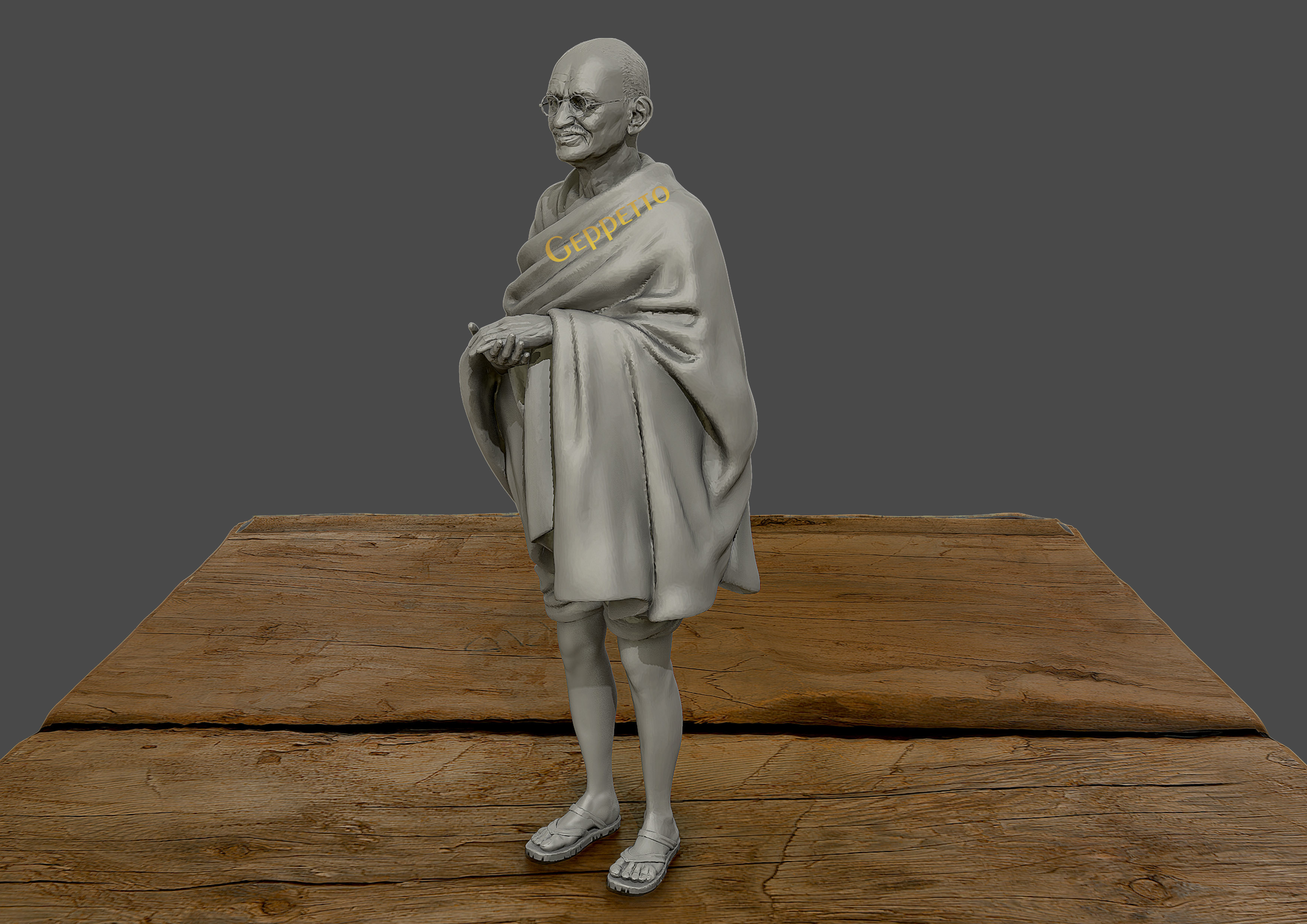 Mahatma Gandhi 3D printable model 3D model 3D printable | CGTrader