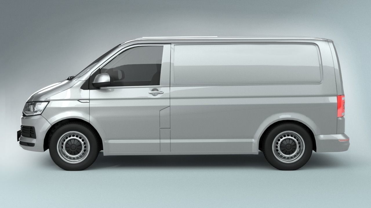 Volkswagen Transporter T6 Panelvan 3D model rigged | CGTrader