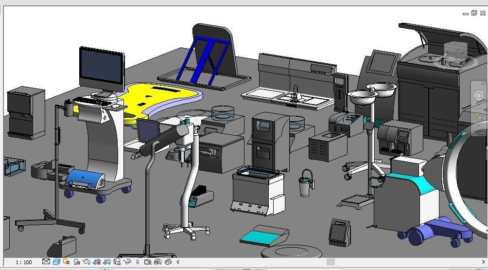 Medical Revit Families 2015 3D model | CGTrader