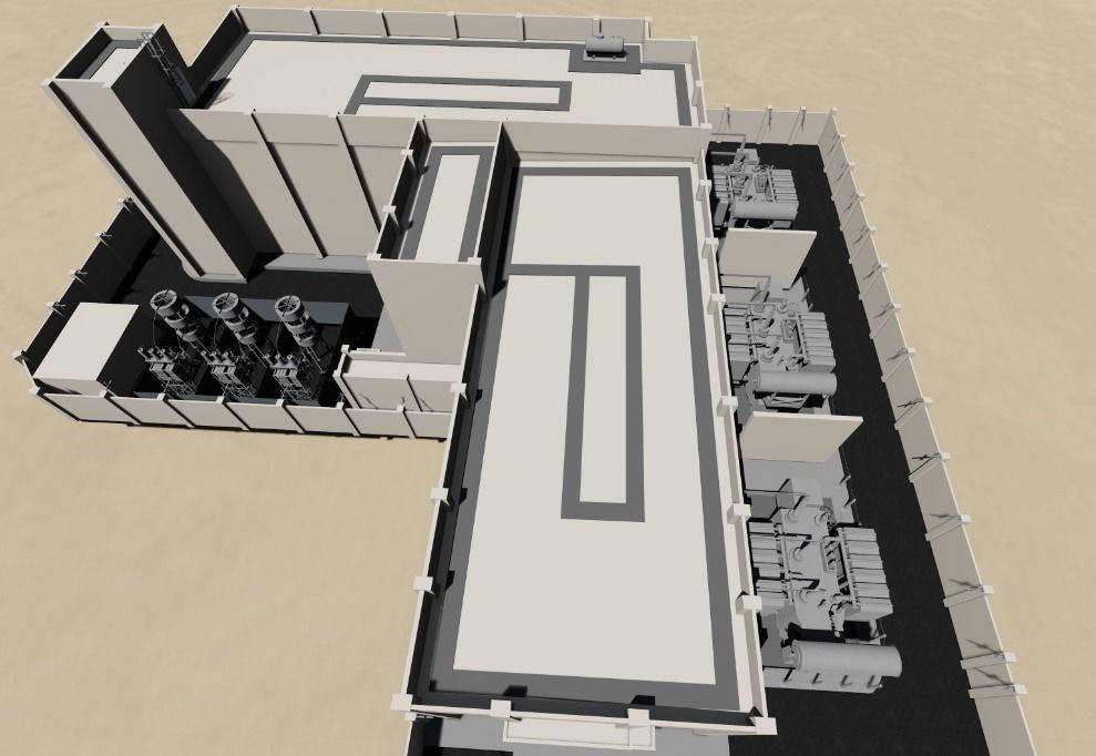 Substation Revit Model 2015 3D model | CGTrader