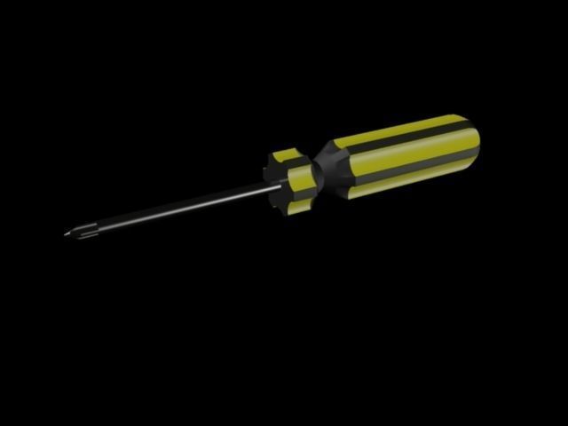 screwdriver 3D model | CGTrader