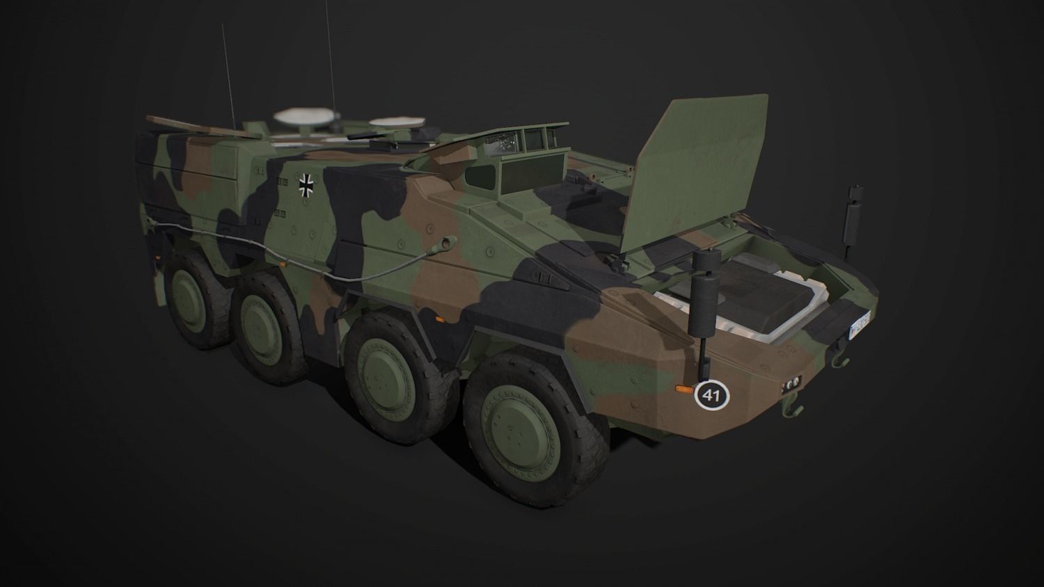 3D model GTK Boxer APC IFV All Pack VR / AR / low-poly | CGTrader