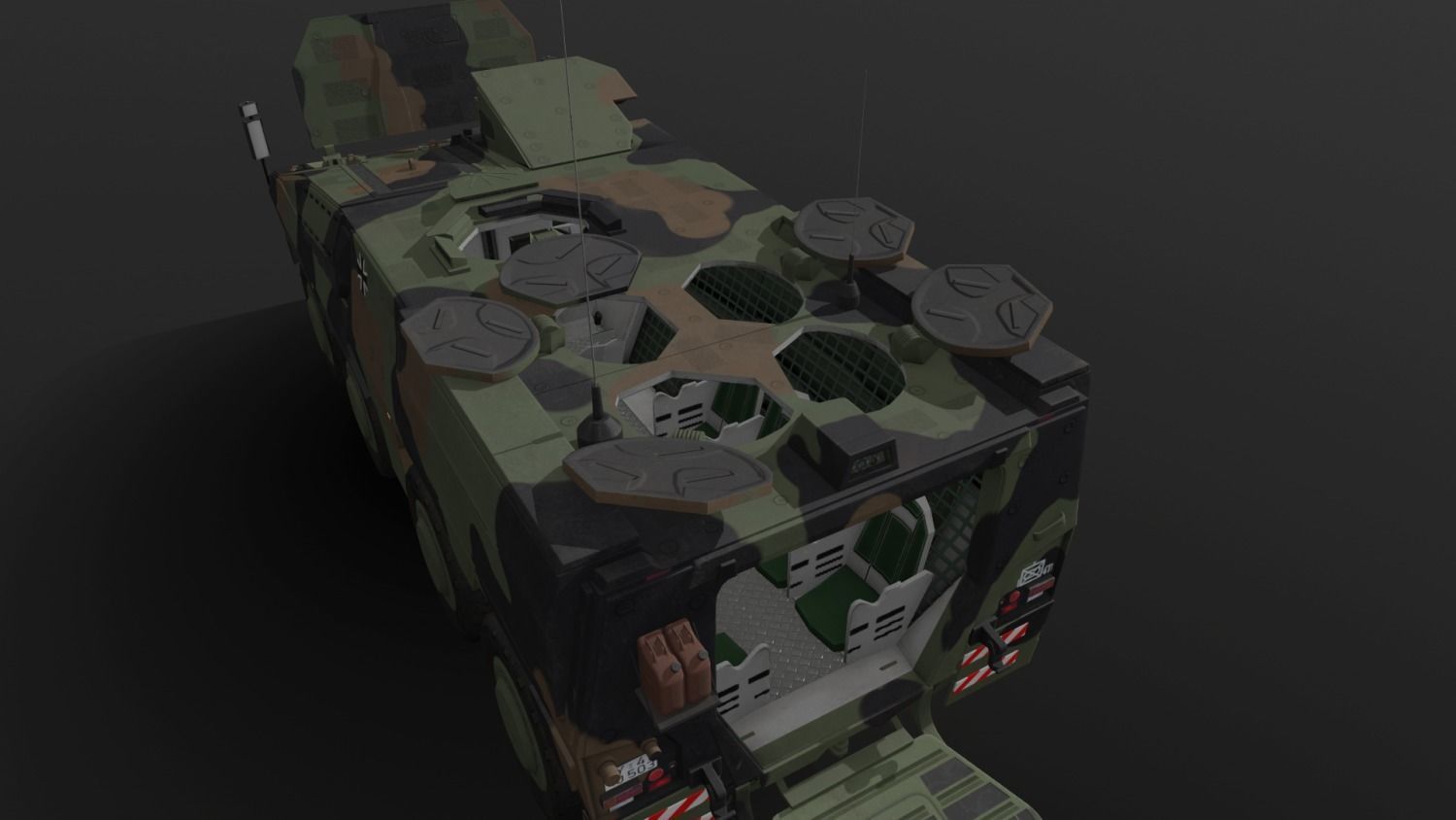 3D model GTK Boxer APC IFV All Pack VR / AR / low-poly | CGTrader