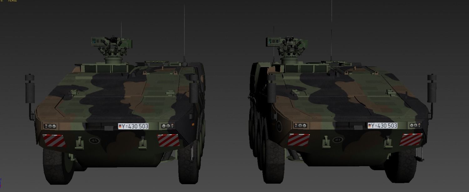 3D model GTK Boxer APC IFV All Pack VR / AR / low-poly | CGTrader