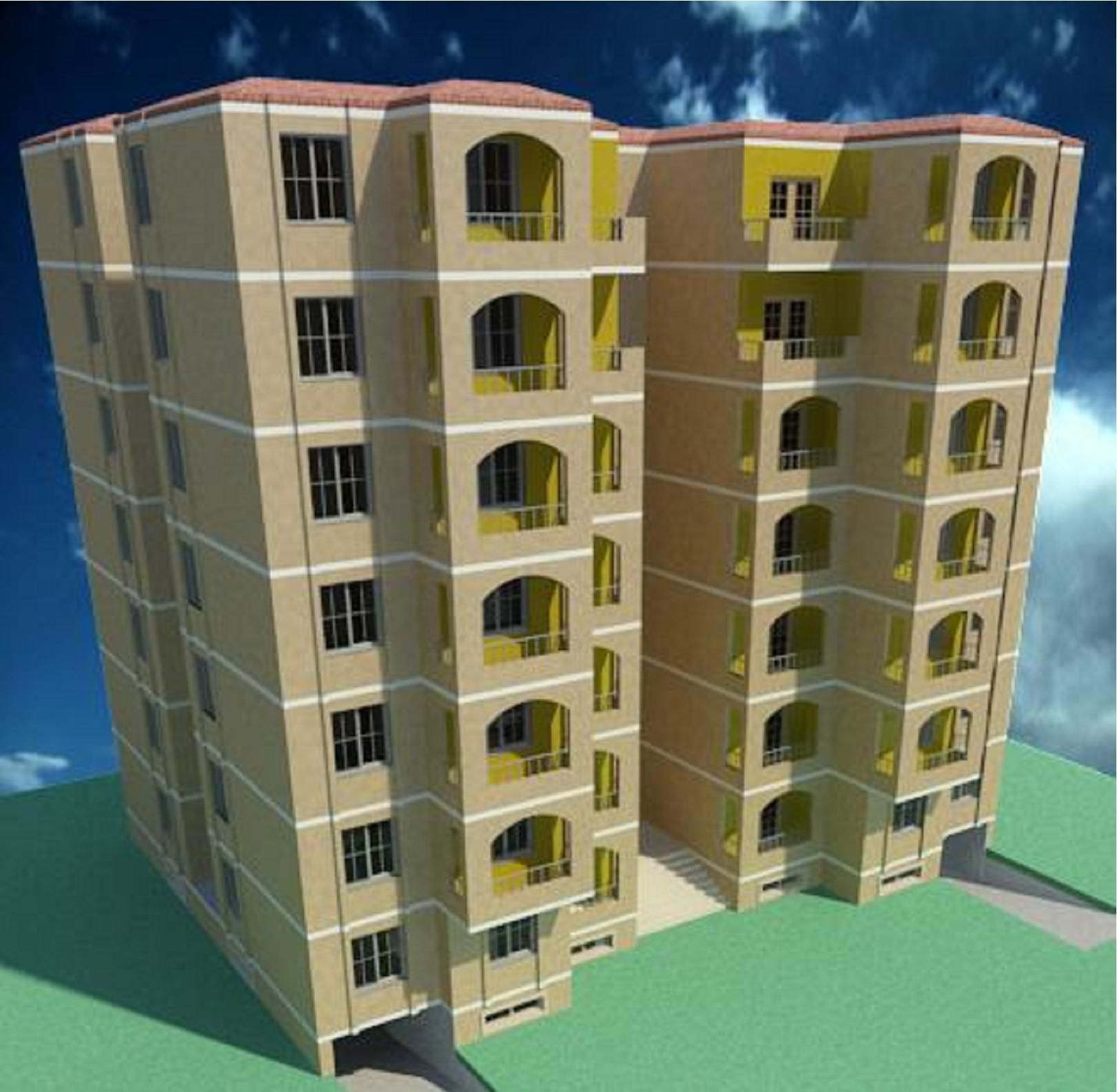 Sample Revit Project 2015 For Building Typical 3D model | CGTrader