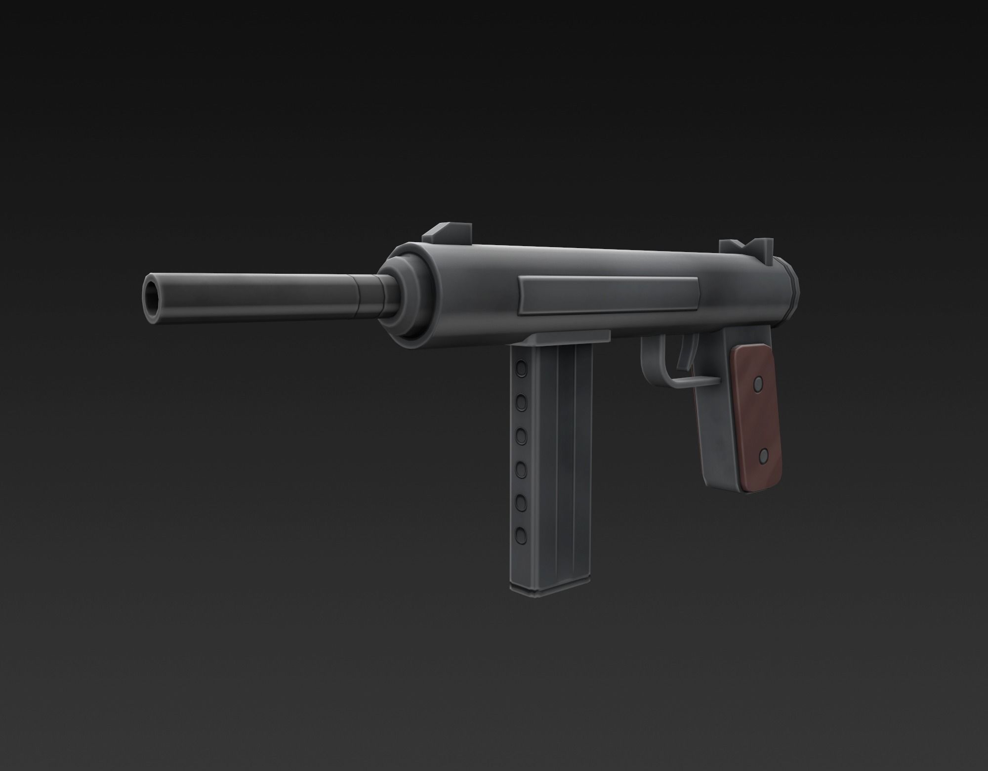 Cartoon Gun free VR / AR / low-poly 3D model | CGTrader